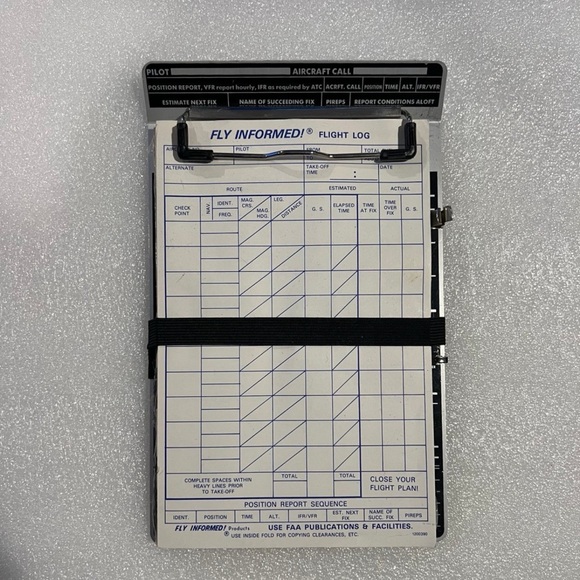 Portable Audio & Video | Flight Log Clipboard | Poshmark